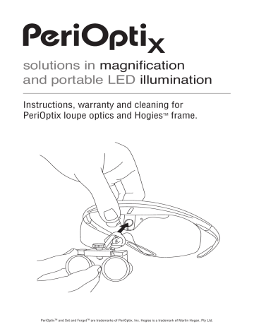 DenMat PeriOptix Instructions, Warranty And Cleaning | Manualzz