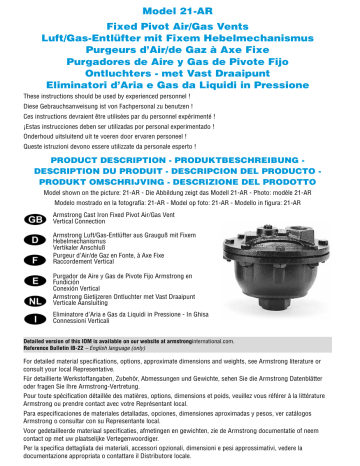 Armstrong 21-AR Instructions | Manualzz