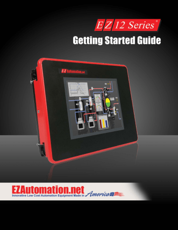EZAutomation EZ12-T8C-E, EZ12T7C-E Getting Started Manual | Manualzz