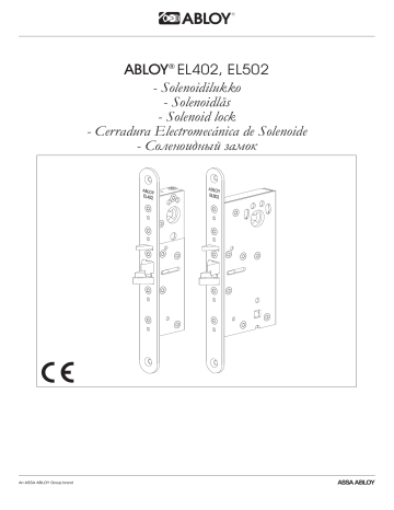 Abloy EL402 Installation Manual | Manualzz
