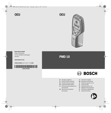 Bosch PMD 10 Universal Detector Návod na použitie | Manualzz