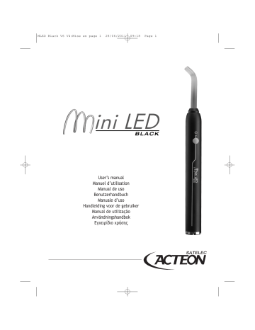 Acteon SATELEC Mini LED Black User Manual | Manualzz
