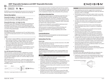 Encision AEM ES03 Series Instructions For Use & Care | Manualzz