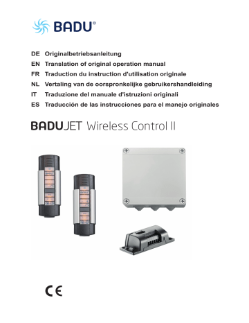 BADU JET Wireless Control II Translation Of Original Operation Manual ...
