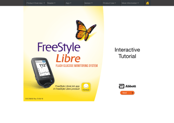Abbott FreeStyle Libre Interactive Tutorial | Manualzz
