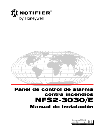 Honeywell Notifier NFS2-3030/E Installation manual | Manualzz