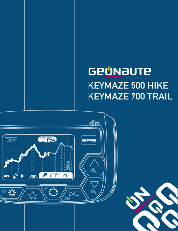 GEONAUTE KEYMAZE 700 TRAIL Manual de usuario | Manualzz