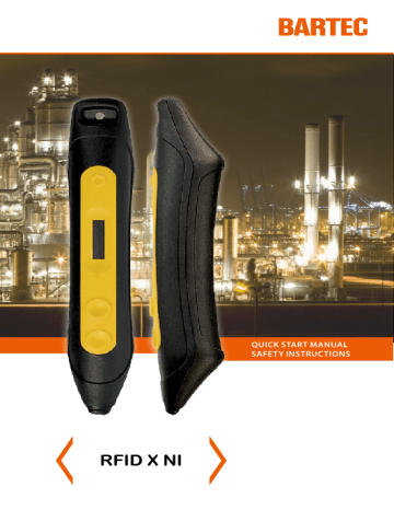 Bartec RFID X NI Quick Start Manual | Manualzz