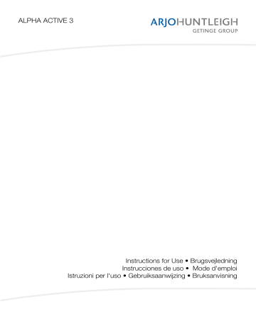 Arjohuntleigh Alpha Active 3 Instructions For Use Manual | Manualzz