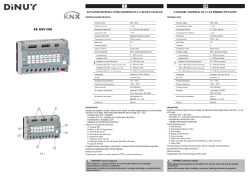 DINUY KNX RE KNT 008 Instruction Manual | Manualzz