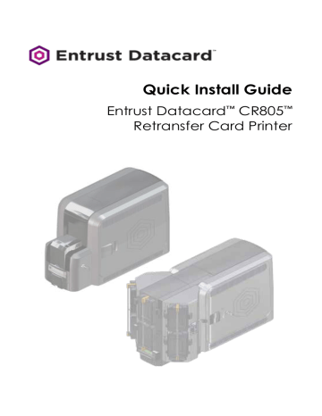 Entrust Datacard CR805 Quick Install Manual | Manualzz