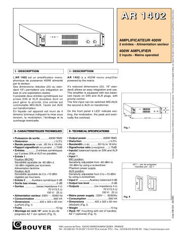 Bouyer AR 1402 Manual | Manualzz