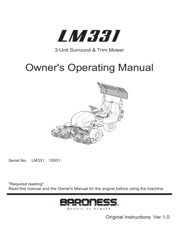 Baroness LM331 Owner's Operating Manual | Manualzz
