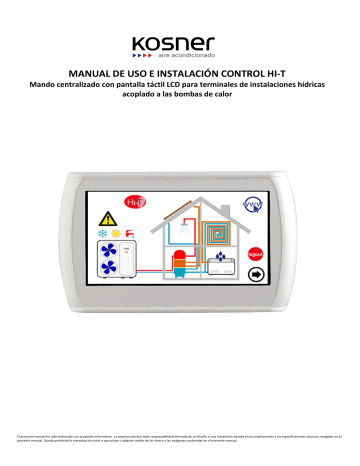 Kosner HI-T2 Manual de usuario | Manualzz