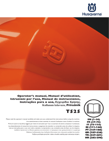 Husqvarna T525 Manual De Instrucciones | Manualzz