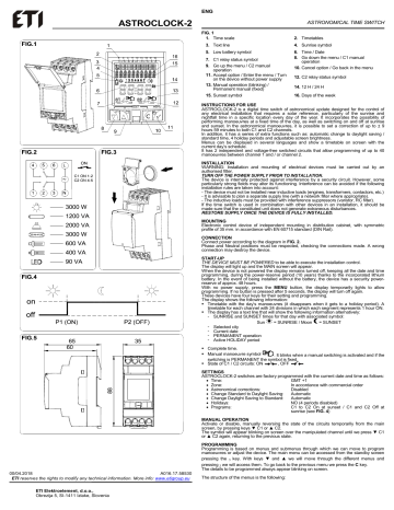 ETI ASTROCLOCK-2 Manual | Manualzz