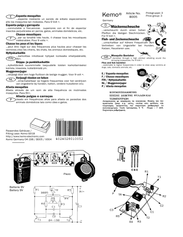 Kemo B005 Anleitung | Manualzz