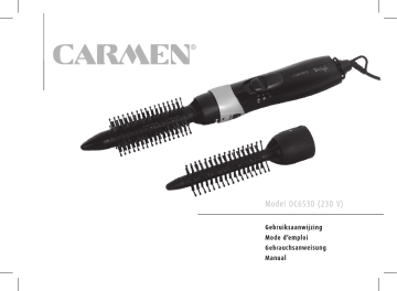 Carmen DC6530 - Duo Style, DC6530 Manuel utilisateur | Manualzz