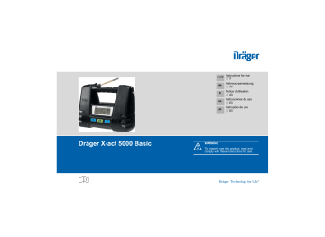 Dräger X-act 5000 Basic Instructions For Use Manual | Manualzz
