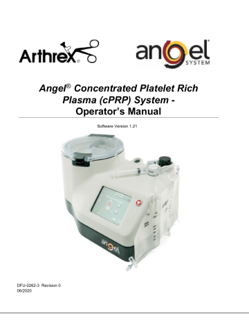 Arthrex Angel Operator's Manual | Manualzz