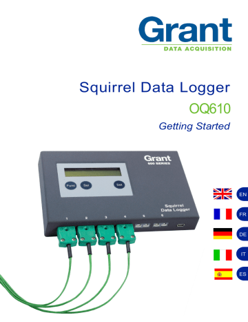 Grant Squirrel OQ610 Getting Started | Manualzz