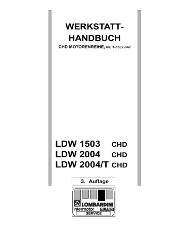 Lombardini LDW 1503, LDW 2004, LDW 2004/T Werkstatt-Handbuch | Manualzz