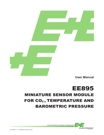 E+E Elektronik EE895 User Manual | Manualzz