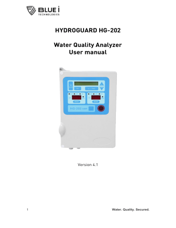 Blue I HYDROGUARD HG-202 User Manual | Manualzz