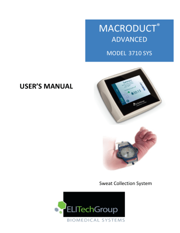 ELITechGroup MACRODUCT ADVANCED 3710 SYS User Manual | Manualzz