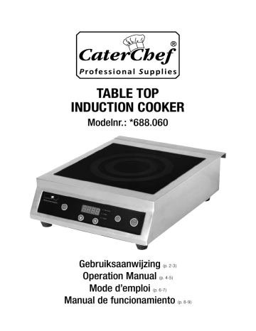 CaterChef 688.060 Operation Manual | Manualzz