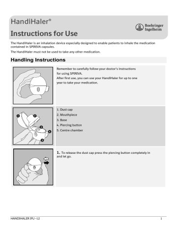 Boehringer Ingelheim HandiHaler Instructions For Use | Manualzz