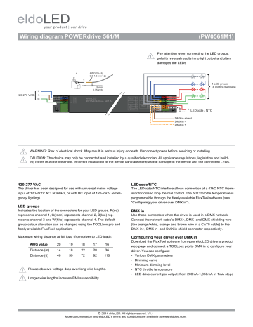 eldoLED POWERdrive 561/M Wiring Diagram | Manualzz