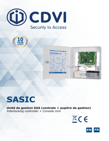 CDVI SASIC Manual | Manualzz