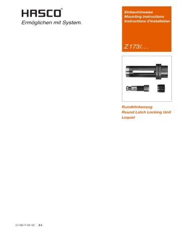 Hasco Z 173 Serie Einbauhinweise | Manualzz