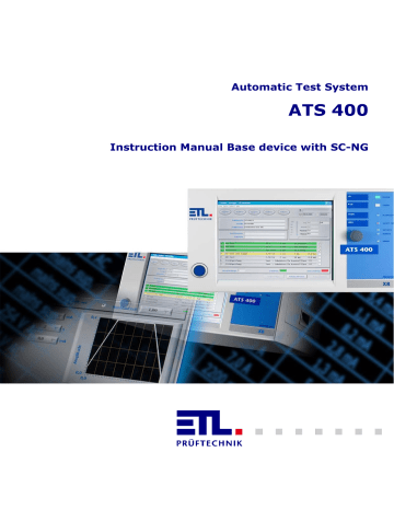 ETL ATS 400 Instruction Manual | Manualzz
