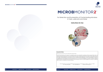 echa MICROBMONITOR2 Instructions For Use Manual | Manualzz