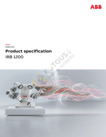 ABB Robotics IRB 1200, IRB 1200-5/0.9 Product Specification | Manualzz