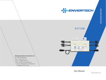 Envertech EVT1200 User Manual | Manualzz