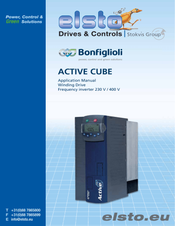 BONFIGLIOLI Vectron ACTIVE CUBE Applications Manual | Manualzz