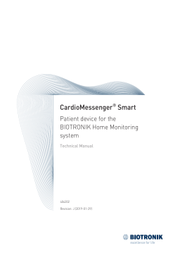 BIOTRONIK CardioMessenger Smart - Technical manual, Quick start Guide