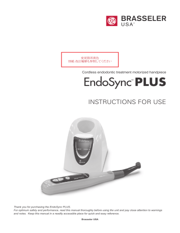 BRASSELER USA EndoSync PLUS Instructions For Use Manual | Manualzz