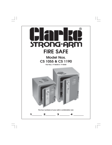 Clarke STRONG ARM CS 1055 Manual | Manualzz