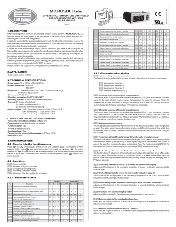 Full Gauge Controls MICROSOL II plus Manual | Manualzz