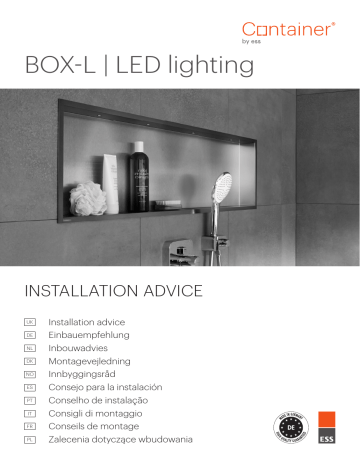 ESS Container BOX-L Installation Advice | Manualzz