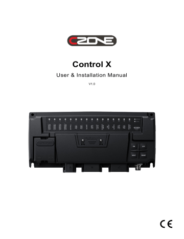 CZone Control X User & Installation Manual | Manualzz