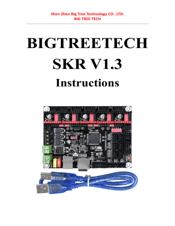 BIG TREE TECH SKR V1.3 Instructions Manual | Manualzz