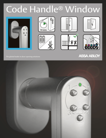 Assa Abloy Code Handle Window Fitting Instructions Manual | Manualzz