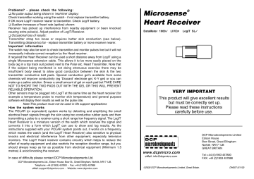 DCP Microsense Logit Quick Start Manual | Manualzz
