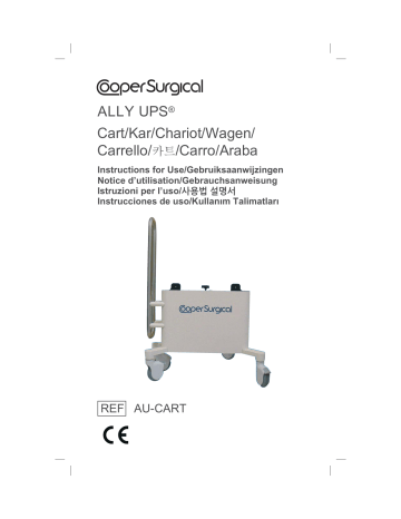 Cooper Surgical ALLY UPS Cart Instructions For Use Manual | Manualzz