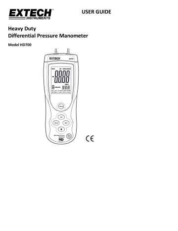 Extech Instruments HD700 User Manual | Manualzz